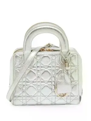 Dior Lily Cannage Tote Bag