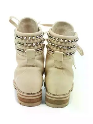 CHRISTIAN LOUBOUTIN Spike Embellished Combat Boots