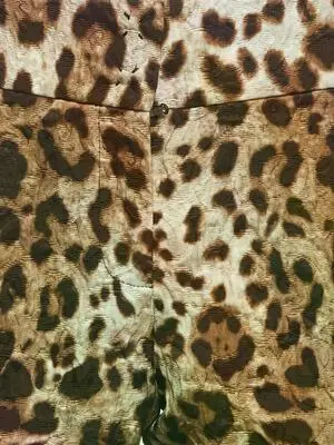 Dolce & Gabbana Leopard Print Jacquard Trousers