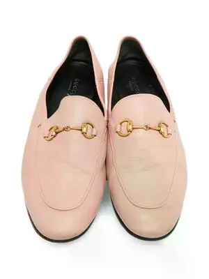 Gucci Jordaan Leather Loafers - Pink