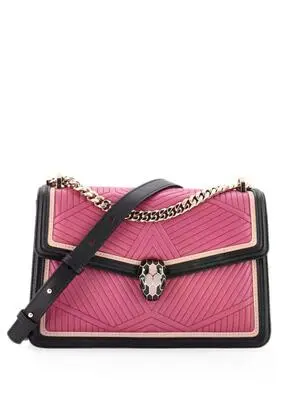 BVLGARI Serpenti Forever Shoulder Bag - Black