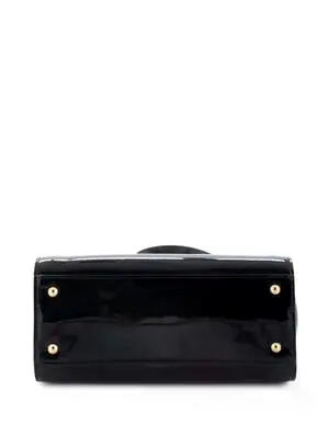 Dolce & Gabbana Miss Sicily Patent Medium Satchel Bag - Black