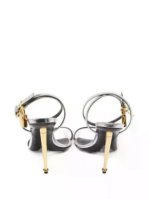 TOM FORD Padlock Leather Sandals