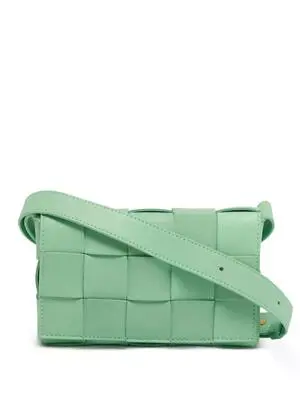 Bottega Veneta Cassette Shoulder Bag - Green