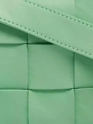 Bottega Veneta Cassette Shoulder Bag - Green