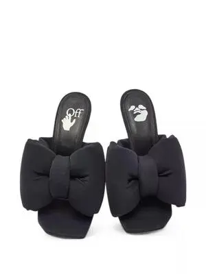 Off-White Allen Bow Slide Heeled Sandals