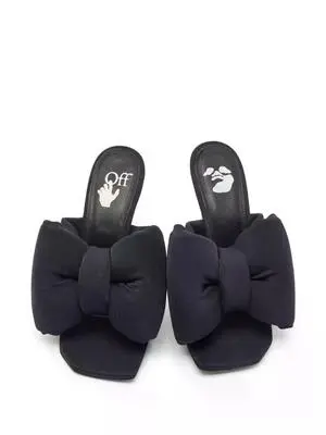 Off-White Allen Bow Slide Heeled Sandals