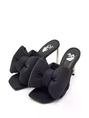 Off-White Allen Bow Slide Heeled Sandals