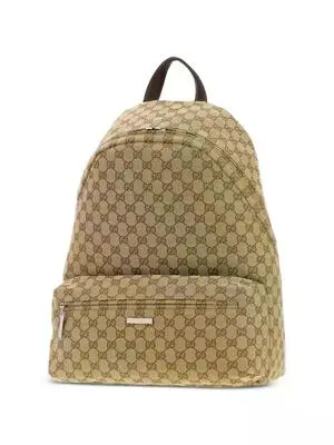 Gucci Gg Tag Monogram Backpack