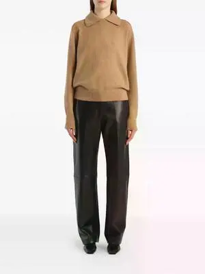 Khaite Jackson Sweater In Camel