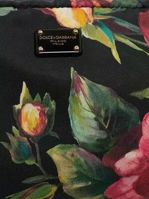 Dolce & Gabbana Rose-print Cosmetic Pouch