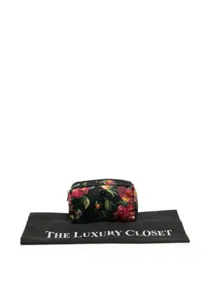 Dolce & Gabbana Rose-print Cosmetic Pouch