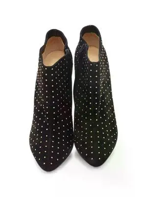 CHRISTIAN LOUBOUTIN Eleonor Plume Studded Ankle Boots