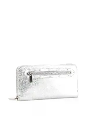 LOUIS VUITTON Suhali Zippy Wallet Leather Small Wallets - Silver