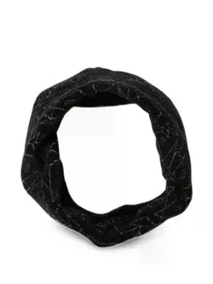 Emporio Armani Monogram Jacquard Scarf