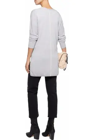 Duffy Ribbedknit Wool Cardigan