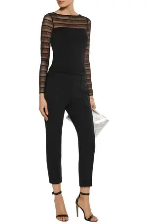Bailey 44 Lacepaneled Sttretchjersey Top
