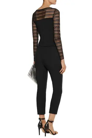 Bailey 44 Lacepaneled Sttretchjersey Top