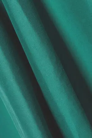 Halston Oneshoulder Cotton And Silkblend Gown