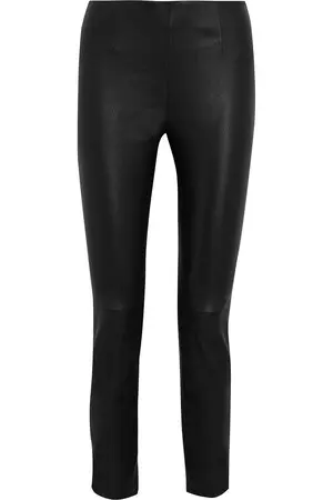 Alexander Wang Leather Skinny Pants - Black