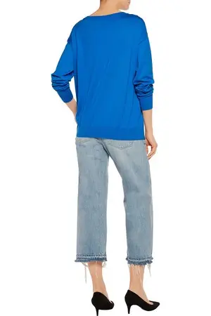 Moschino Intarsia Cottonjersey Sweater