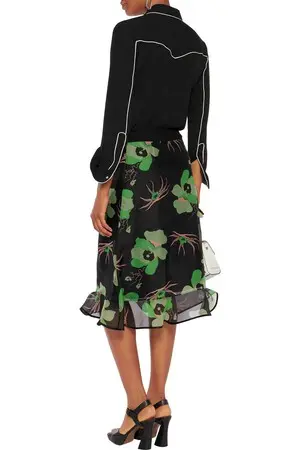 Marni Printed Silkorganza Silk