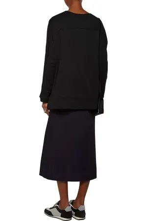 Y3 Adidas Originals Cotton Sweater With Side Slits
