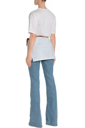 Roberto Cavalli Embellished Cottonjersey Tshirt