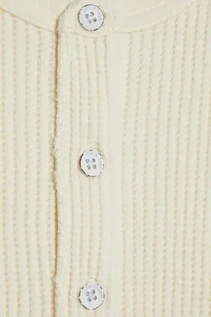 Rag & Bone Devon Waffleknit Cotton Henley Tshirt