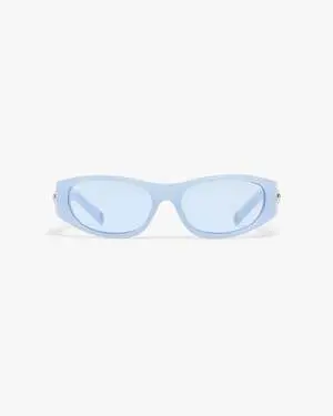 Casablanca Blue Warped Sport Sunglasses By