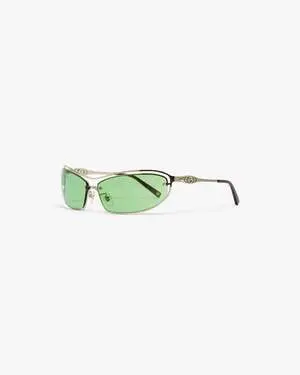 Casablanca Green Spiral Sunglasses By - Multicolor