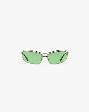 Casablanca Green Spiral Sunglasses By