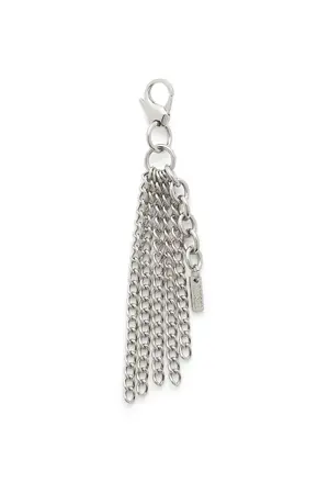 DIESEL® Metal Keyring With Chain Fringes