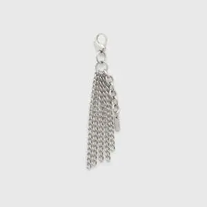 DIESEL® Metal Chain Fringes Charm - Silver