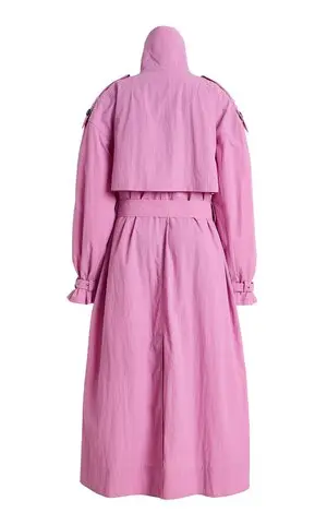 Ulla Johnson Devon Belted Trench Coat - Pink