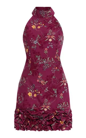 Agua Bendita Cuenca Isolda Cotton Mini Dress - Multi