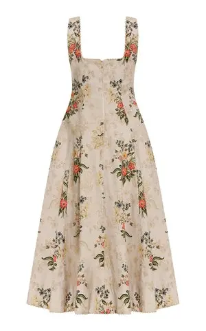 Agua Bendita Pistilo Isolda Cotton Maxi Dress