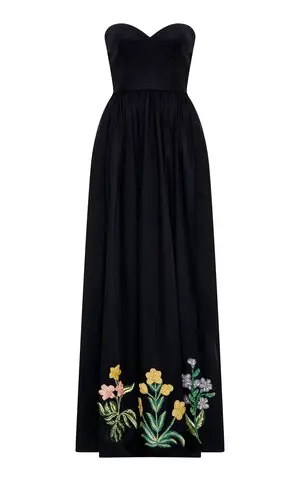 Agua Bendita Tonia Isolda Cotton Maxi Dress - Multi