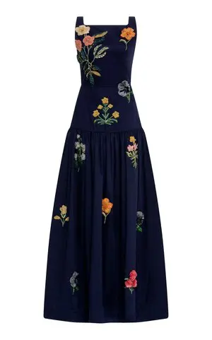 Agua Bendita Abeja Isolda Cotton Maxi Dress - Multi