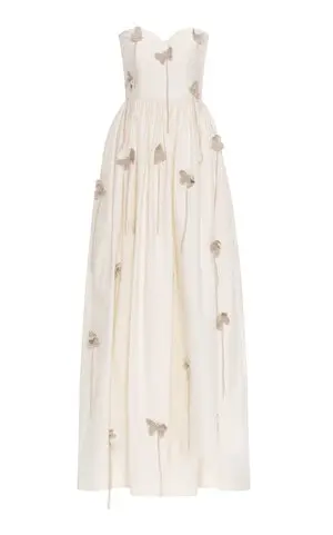 Agua Bendita Tonia Orquidea Cotton Maxi Dress - Multi
