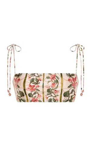 Agua Bendita Primavera Castillo Bikini Top - Multi