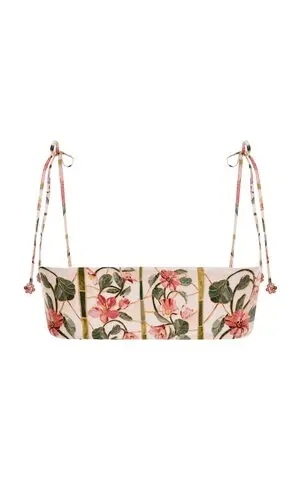 Agua Bendita Primavera Castillo Bikini Top