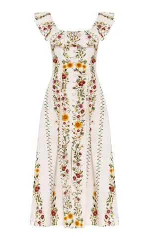 Agua Bendita Cima Tristan Cotton Maxi Dress - Multi