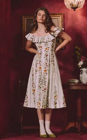 Agua Bendita Cima Tristan Cotton Maxi Dress