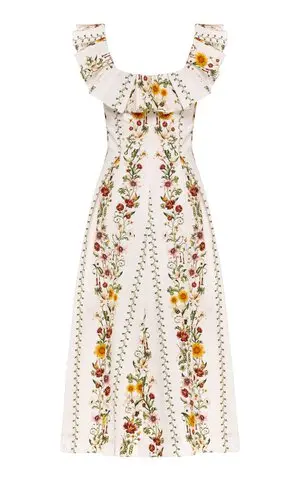 Agua Bendita Cima Tristan Cotton Maxi Dress