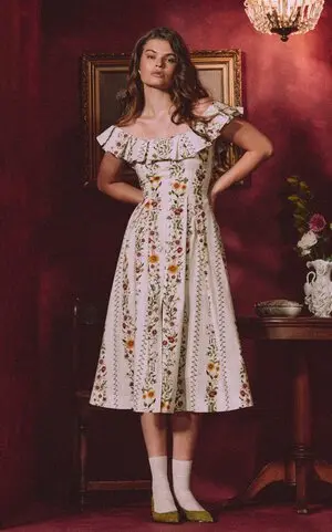 Agua Bendita Cima Tristan Cotton Maxi Dress