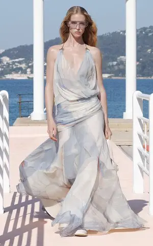 Zimmermann Clash Sail Silk Maxi Dress