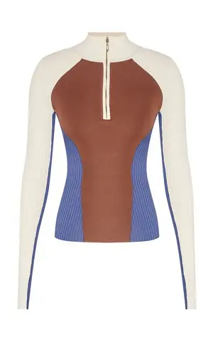 Zimmermann Clash Sporty Rib Knit Top