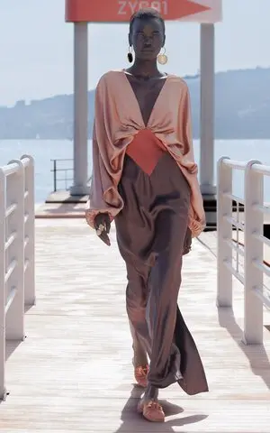 Zimmermann Clash Drape Maxi Dress