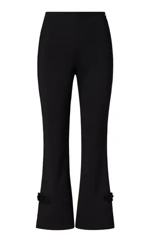 ROAME Carlito Cotton-blend Bootcut Pants - Black
